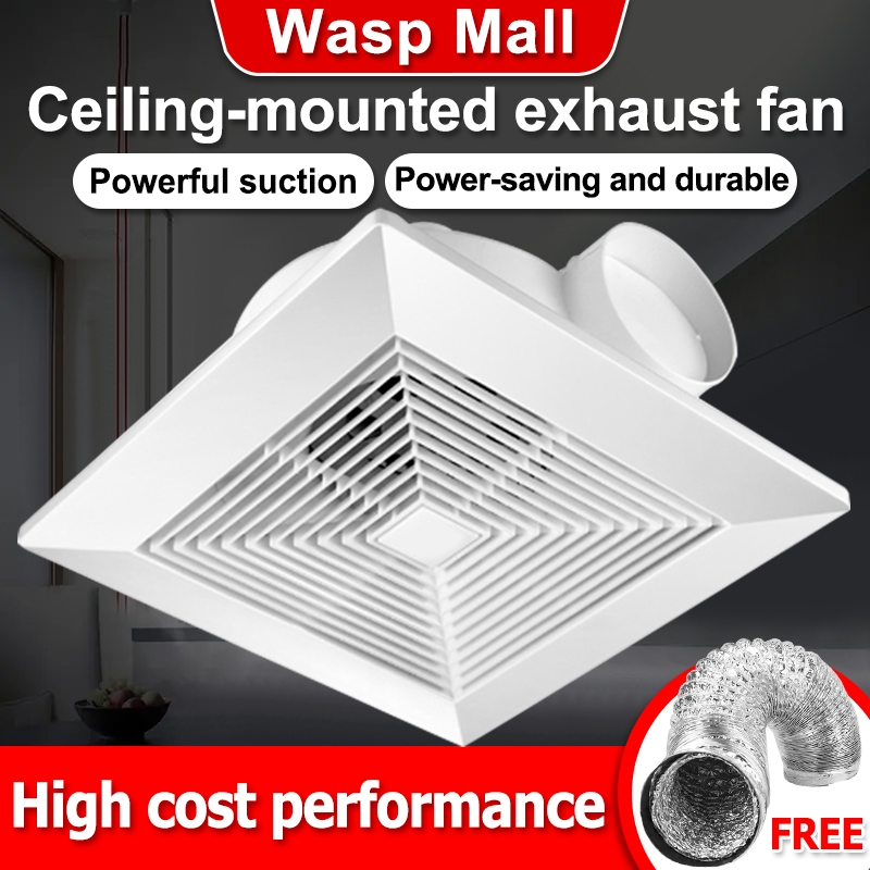 Ceiling ventilation fan 8/10/12/14 inch exhaust fan silent large ...