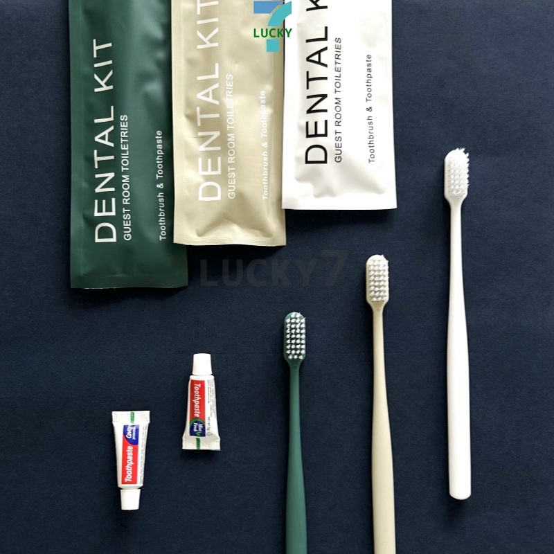 50PCS Hotel Guest Kit Toothbrush and toothpaste (sealed in aluminum ...