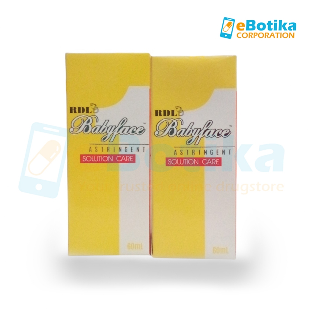 RDL BabyFace No.1 Astringent 60ml (2-Bottles) | Shopee Philippines
