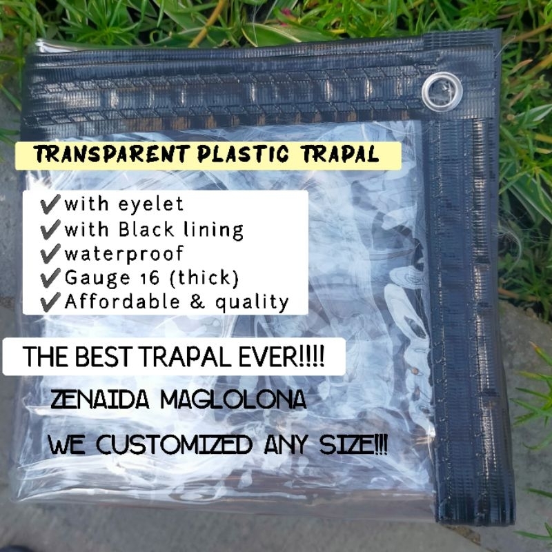 (2ft x 3ft)(2ft x 4ft) TRICYCLE BACK COVER EBIKE COVER TRANSPARENT ...