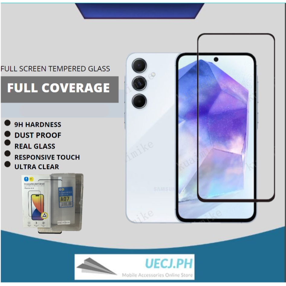 Tempered Glass FULL Glue Screen Protector SAMSUNG A56 / A55 / A54 / A36 ...
