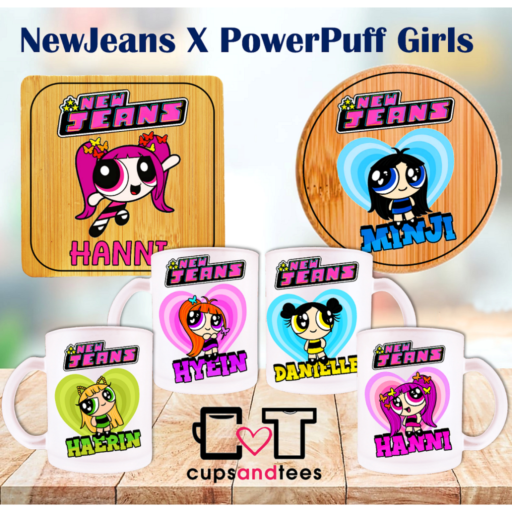 Personalized New Jeans Kpop x Powerpuff Girls Mugs Danielle Haerin ...