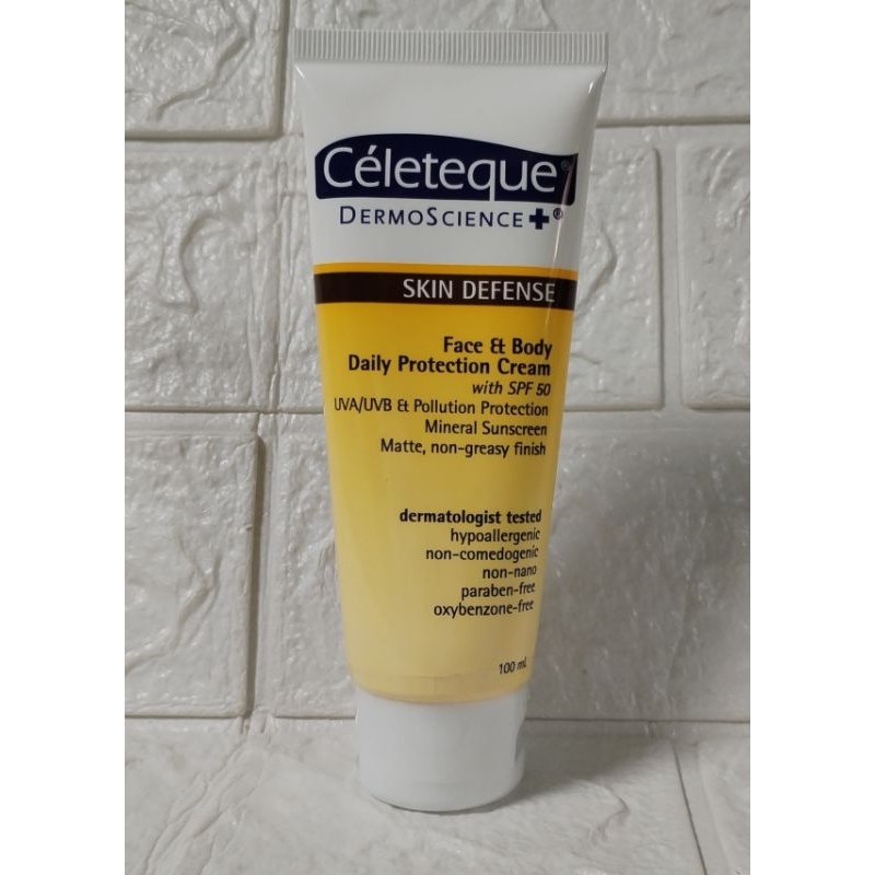 Celetque skin defense face & body daily protection cream spf50 (100ml ...