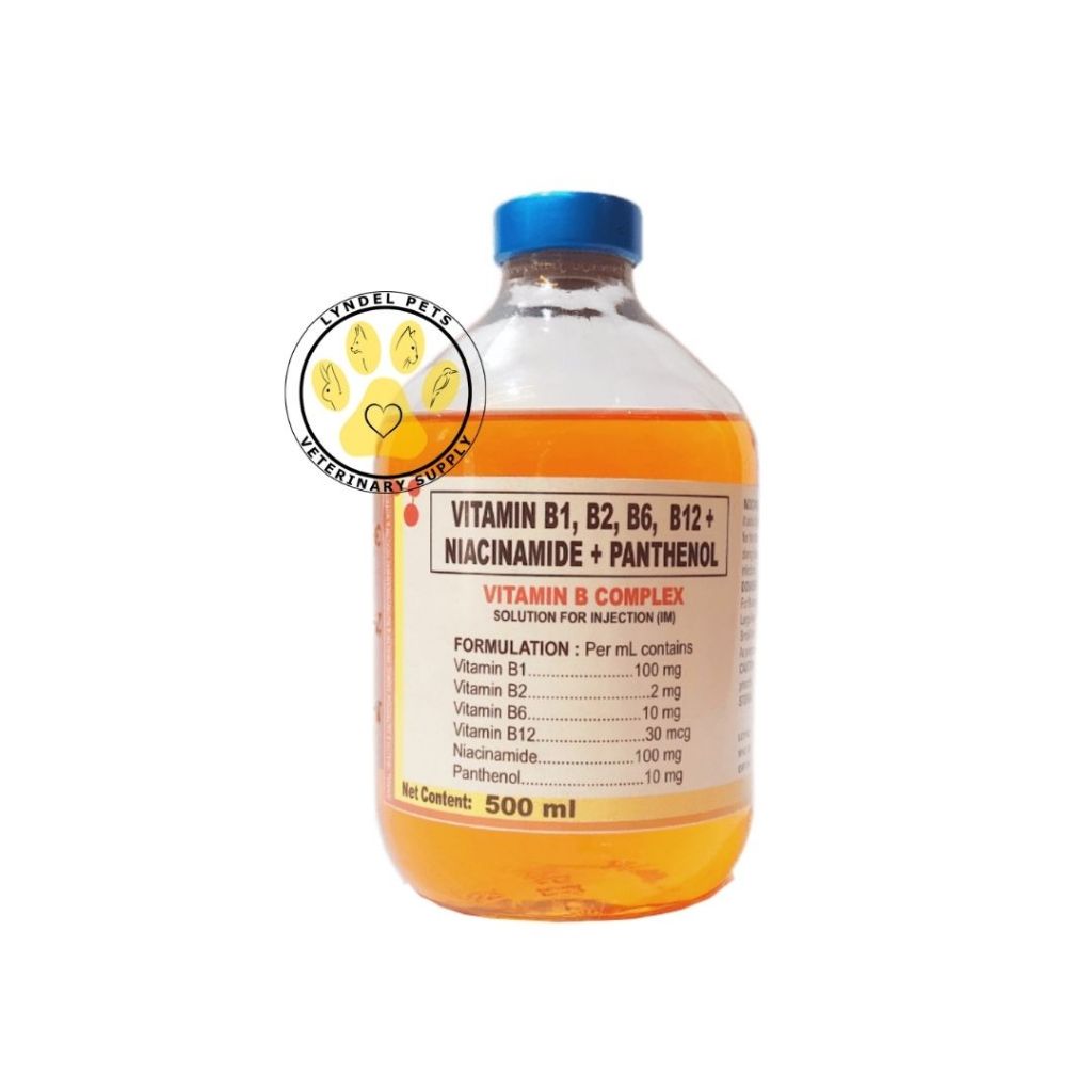 NUTRIVET VITAMIN B COMPLEX (500 ml) FOR LARGE AND SMALL ANIMALS ...
