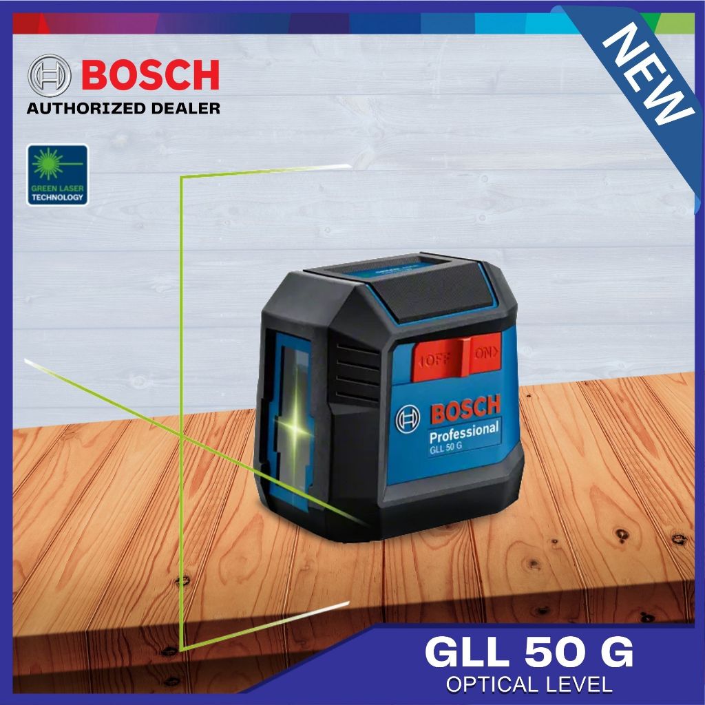 Bosch Laser Line Level GLL 50 G 15 meters range, 2 x AA 06010653K0 ...