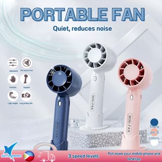 Portable Mini Fan USB Rechargeable Adjustable Cooling Fan Handheld Fan ...