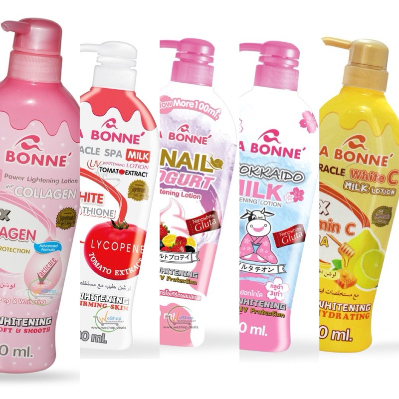 100% Authentic A BONNE Milk Power Lightening Lotion 500ml | Shopee ...