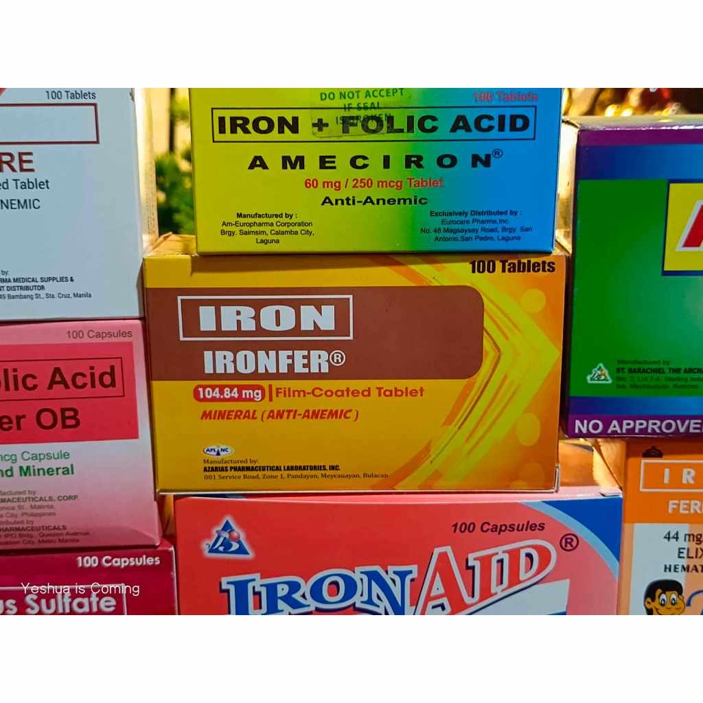 Iron Supplements Ironfer Ameciron Brisofer Ferricore Irongen Hemafer ...