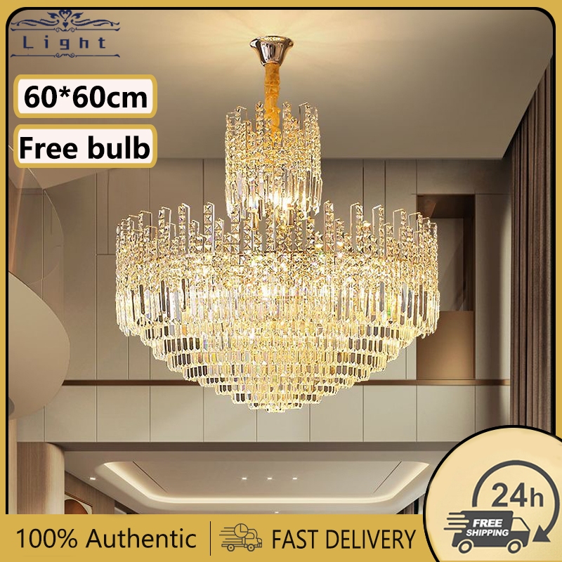 European Ceiling light Chandelier Lighting Stair Living Room Lamp ...