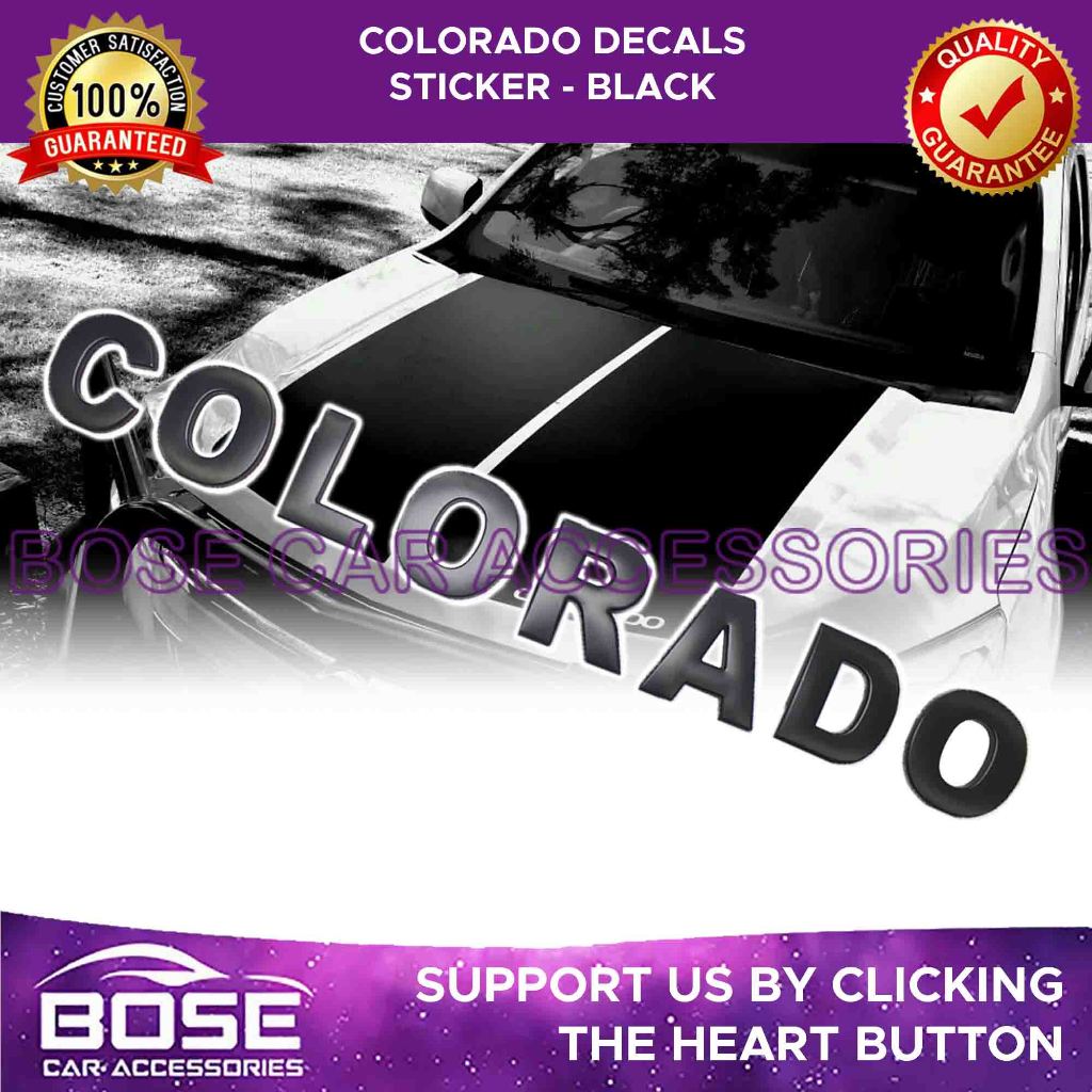 Car Hood Emblem Sticker for Chevrolet Colorado Decals Bonnet Guard ...