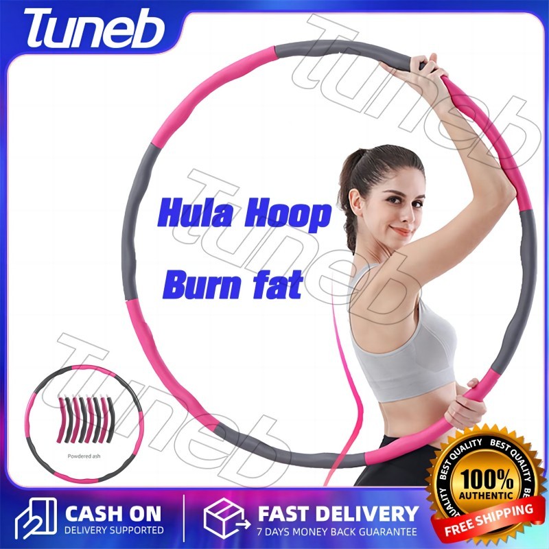 8 Parts Fitness Sport Hula Hoop Adult Gymnastic Gym Body Building ...