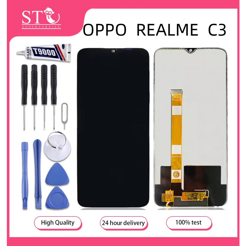 Original LCD FOR OPPO REALME C3 A9 A5 2020 C35 LCD Compatible Screen ...