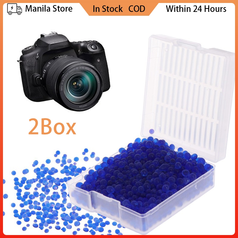2pcs Reusable Silica Gel Desiccant Beads Moisture Absorber Electronic ...
