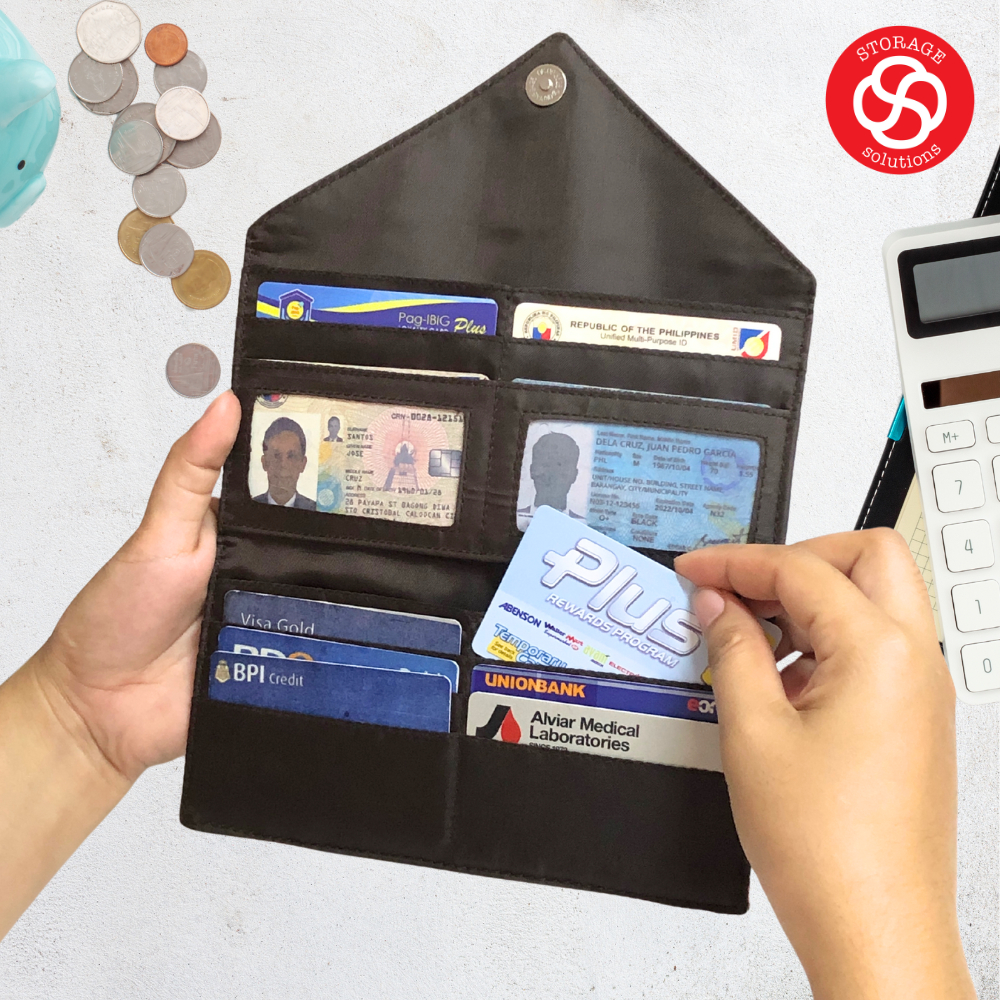 Storage Solutions PH TAYLOR Thin and Slim Long Wallet | Shopee Philippines