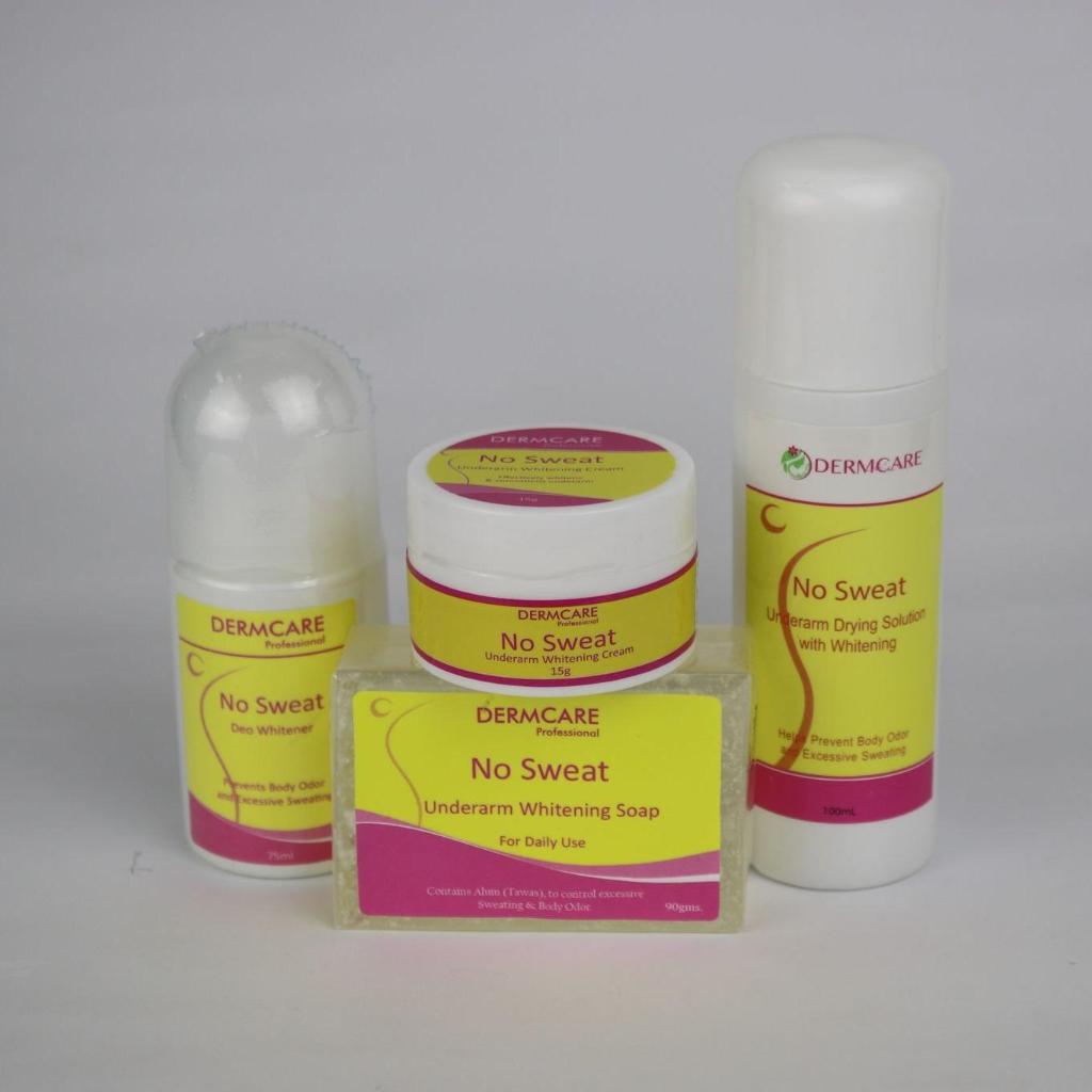DERMCARE NO SWEAT UNDERARM WHITENING SET | Shopee Philippines