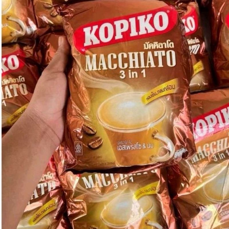 KOPIKO MACCHIATO Instant Coffee Mix 3in1 24sachets | Shopee Philippines