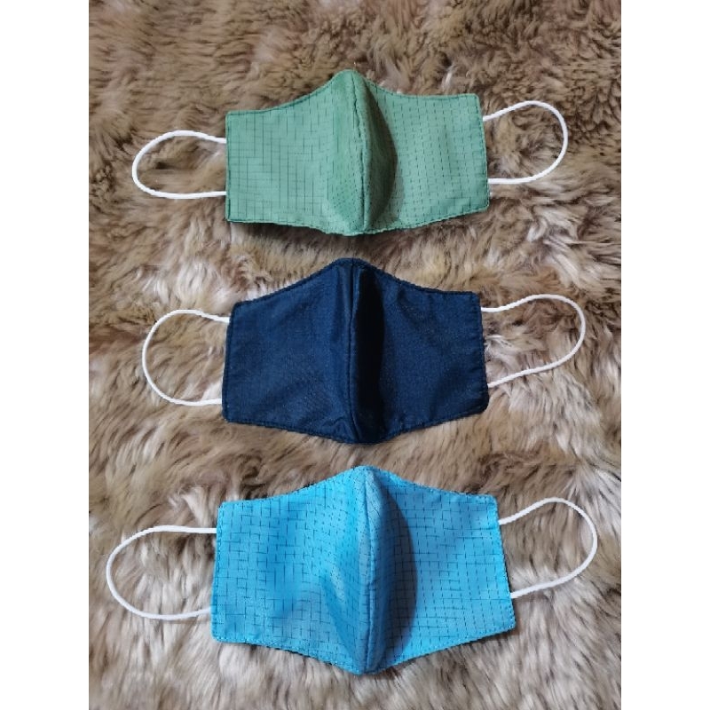 anti static ESD masks 3D design (dark na tela ang naka doble sa loob ...