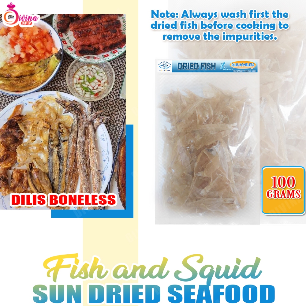 Dried Fish Dilis Boneless 100g/200g Dried Anchovies / Gourmet Dried ...