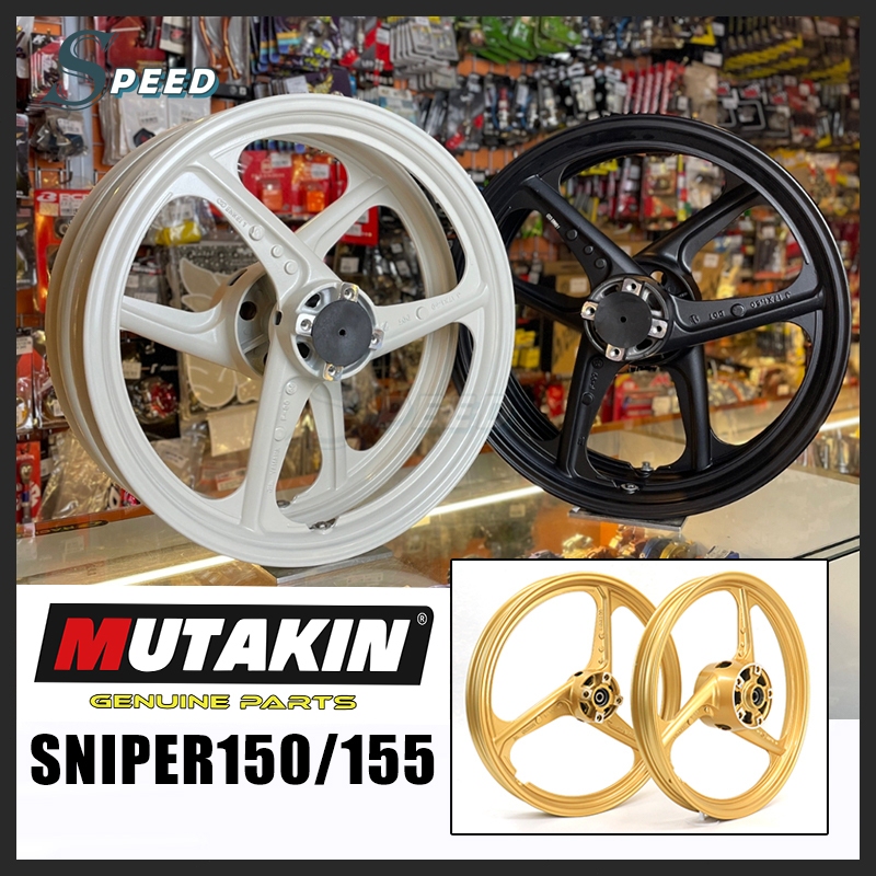 MUTAKIN Mags 3 Spokes Sniper150 Sniper155 Front Disc Brake 4 Holes Rear ...