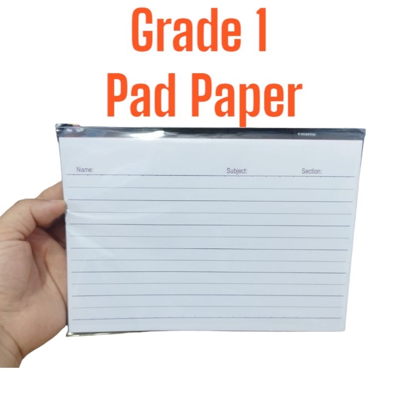 Writing Pad for grade 1 ( 70 gsm)30 pages | Shopee Philippines
