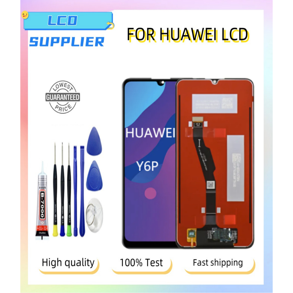 Technician price For HUAWEI Y6P 2020 LCD Digital Touch Screen Display Assembly replacement ...