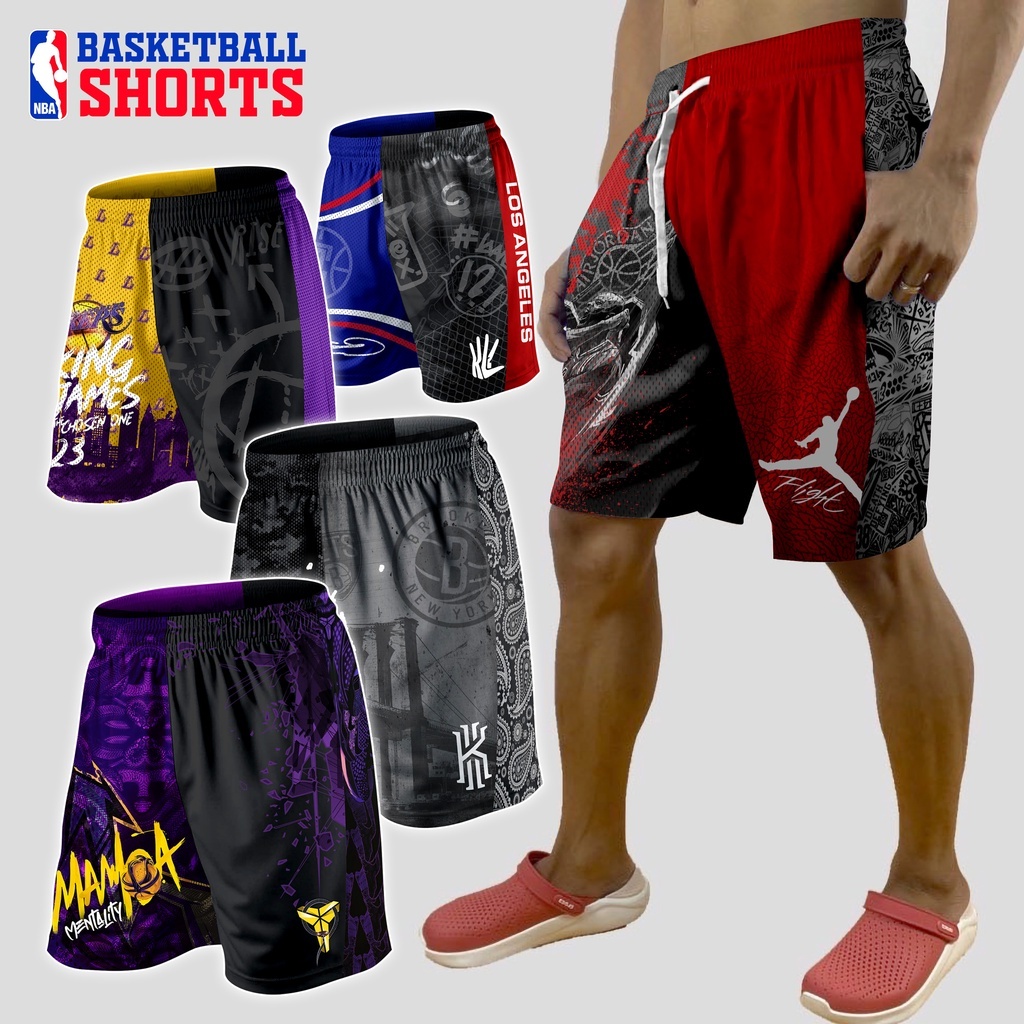 Basketball Shorts Full Sublimation Graphic Design NBA Hoops Shorts ...