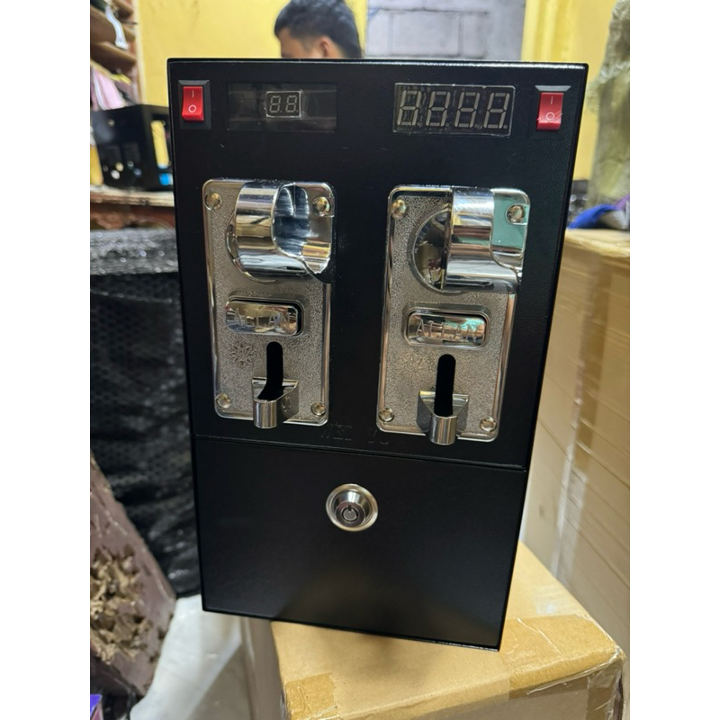 dual metal box for foaming wash ang carwash vendo universal coinslot 5 ...