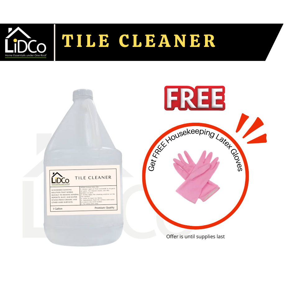 Lidco TILE CLEANER for WHITE Tiles | Shopee Philippines