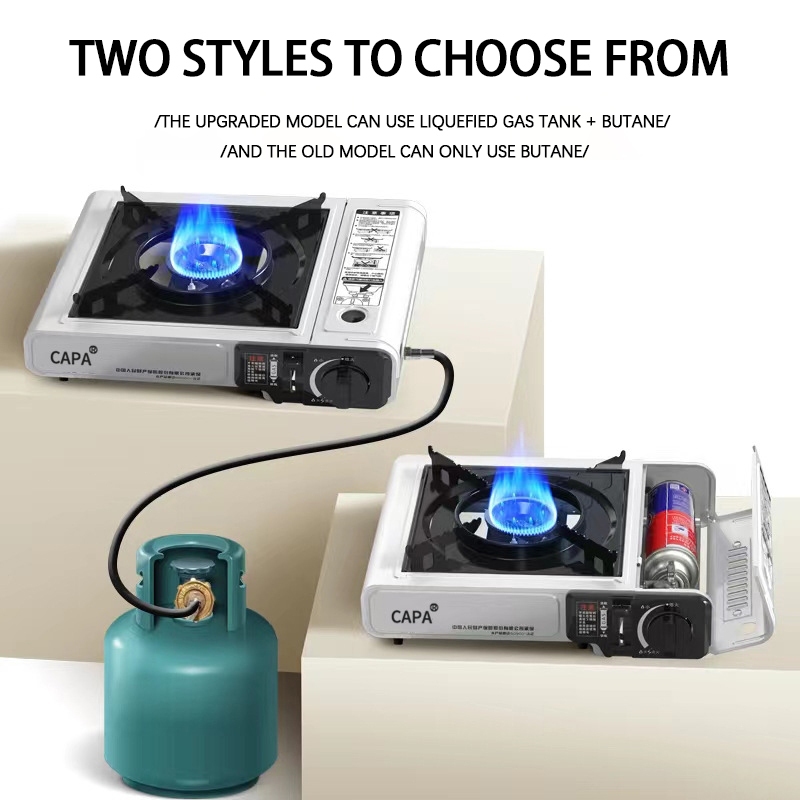 2 in 1 Butane Stove Portable Burner Gas Stove Outdoor Camping Butane ...
