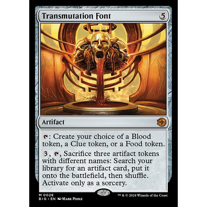 Transmutation Font (MTG - Magic The Gathering) | Shopee Philippines