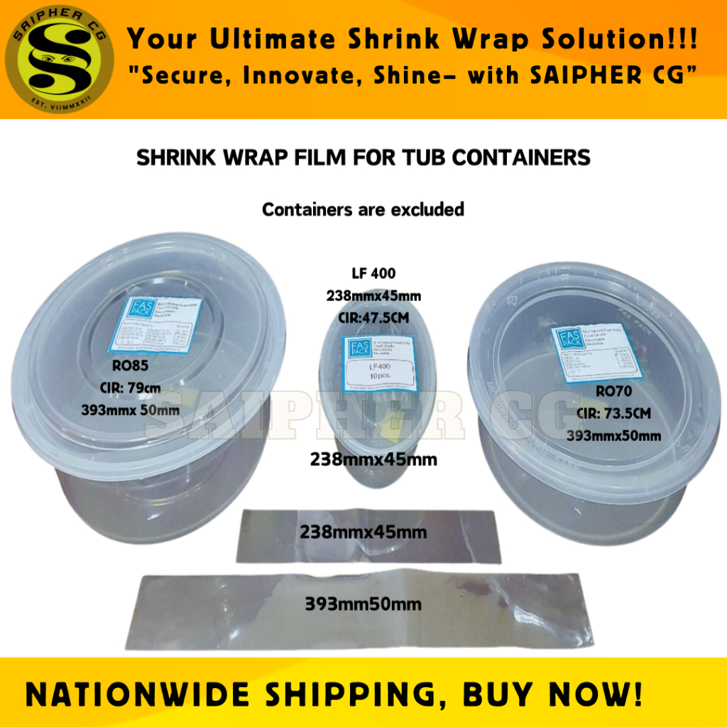 Shrink Wrap Plastic Packaging Plastic sealer tape for Microwavable ...