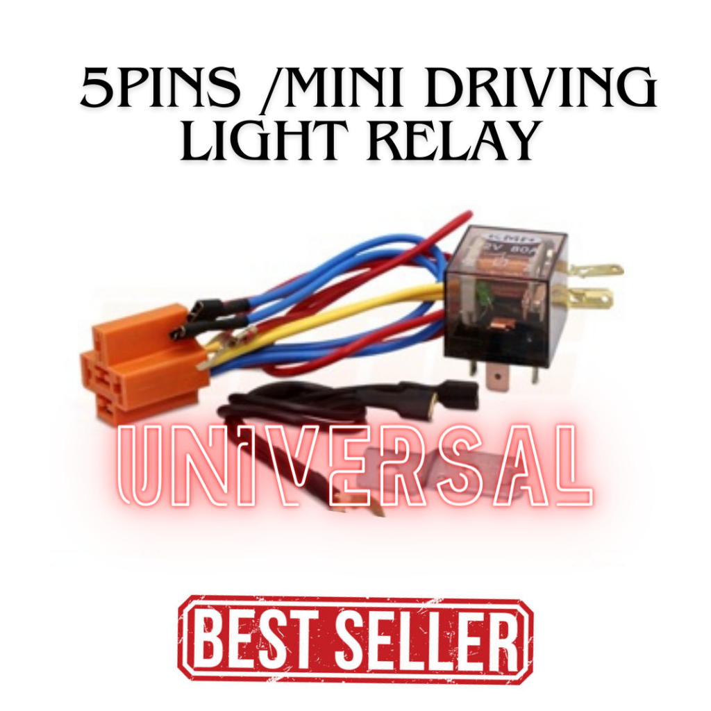 YAMAHA MIO i 125 MOTORCYCLE HORN LED RELAY KMN UNIVERSAL 5PIN MINI ...