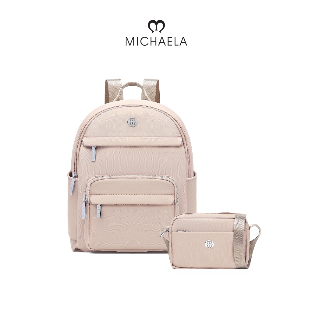 MICHAELA Backpack with Sling Bag Set Fits 13'' Laptop Dirt-Resist ...