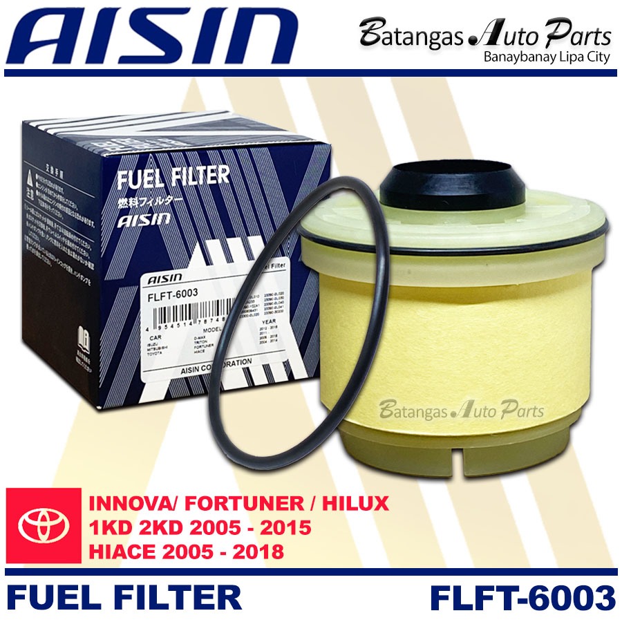 AISIN FUEL FILTER TOYOTA INNOVA /FORTUNER / HILUX 1KD 2KD 2005-2015 ...