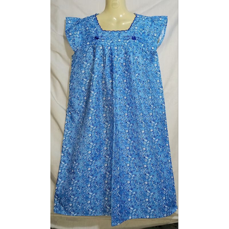 Miniflora Cotton Duster Embroidery Duster Daster Pambahay Pantulog ...