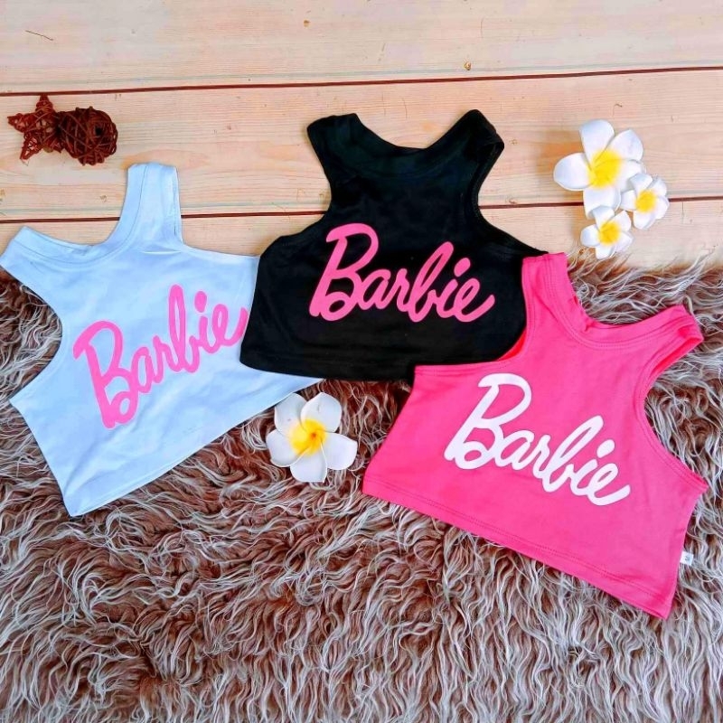 BARBIE CROP TOP FOR KIDS 0 TO 10 YRS OLD | Shopee Philippines