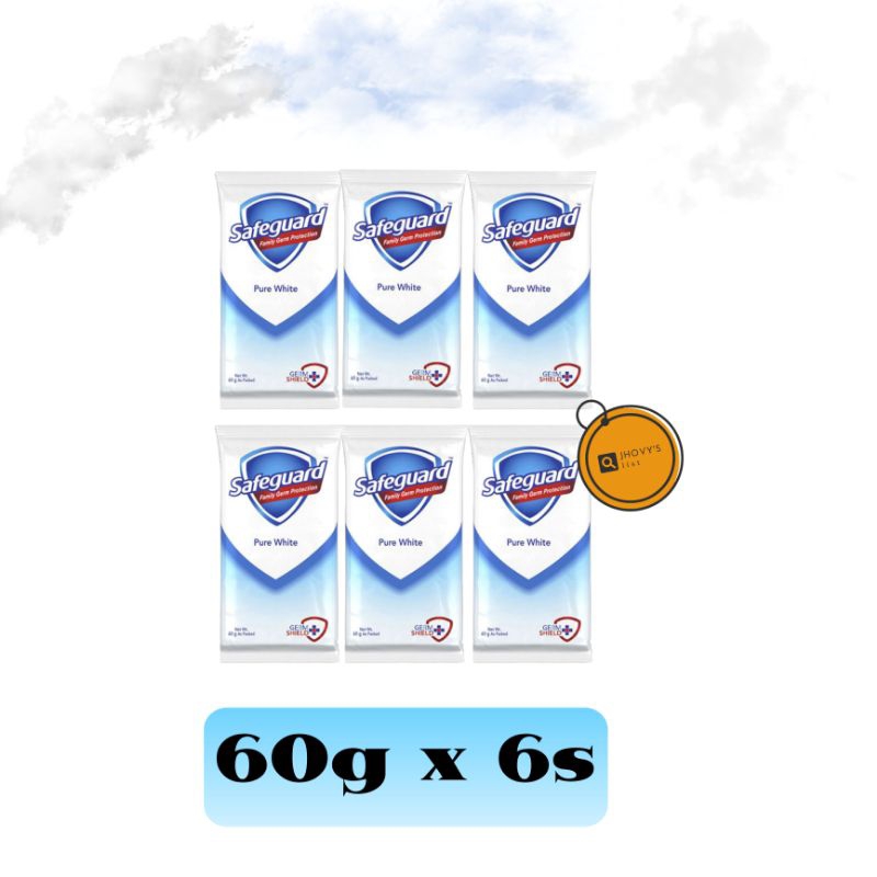SAFEGUARD BAR SOAP PURE WHITE 60G | Shopee Philippines