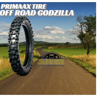 PRIMAAX BRAND TIRE 110/90-18, 80/100-21 OFF ROAD GODZILLA TT | Shopee ...