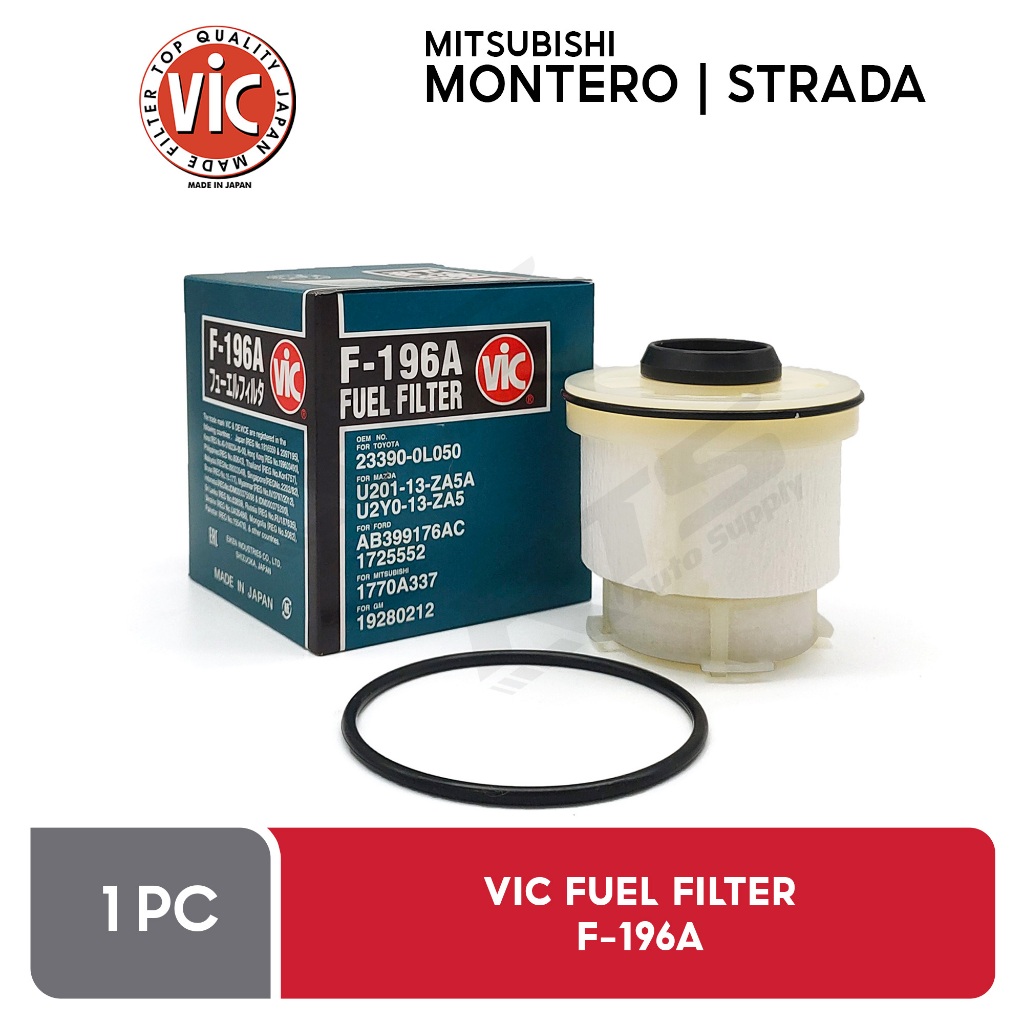 Vic Fuel Filter F196A Mitsubishi Montero / Strada / Triton 2016 - Up F ...