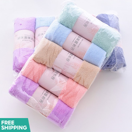 Rich 1Piece Microfiber High Quality Big Towel Super Absorbent Hand Towel Gift Set 75 x 35cm ...