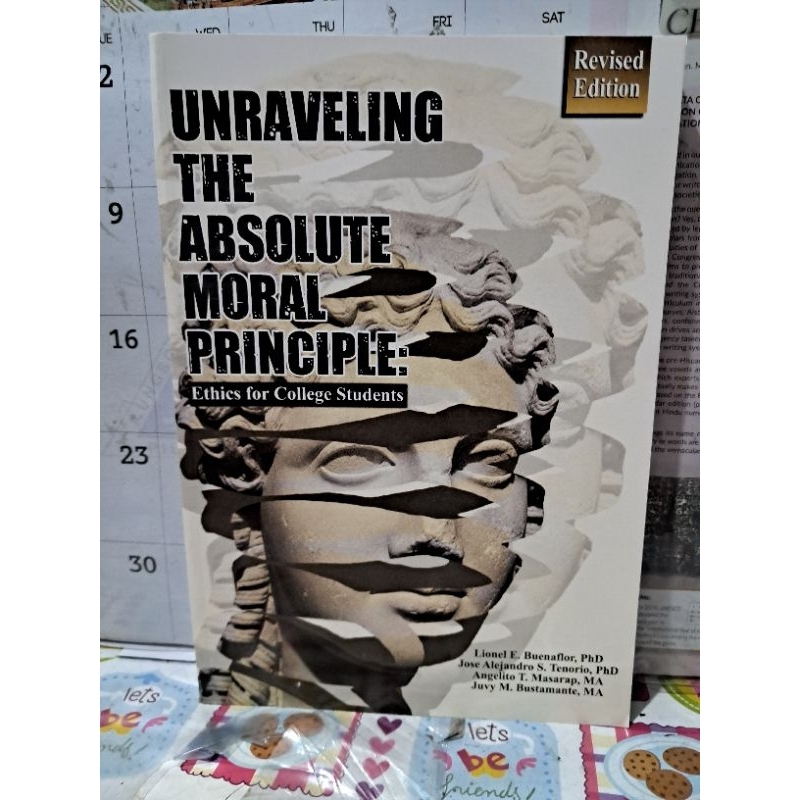 Unraveling The Absolute Moral Principle Ethics for College Students ...