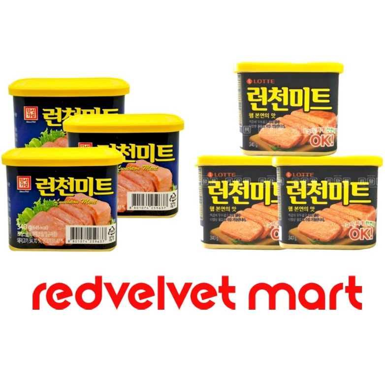 KOREAN LUNCHEON MEAT *HANSUNG & LOTTE* ( 340G/3PCS ) | Shopee Philippines