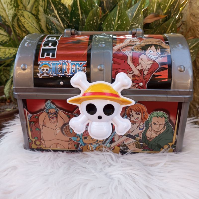 ONE PIECE Treasure Chest Organizer Tin Can Box Case | Shopee Philippines