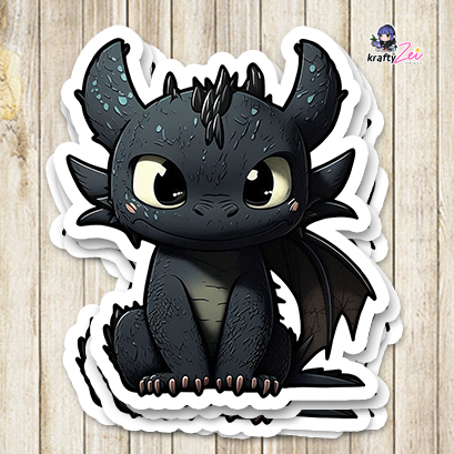 How to train your dragon Waterproof Vinyl Sticker | Toothless Light ...
