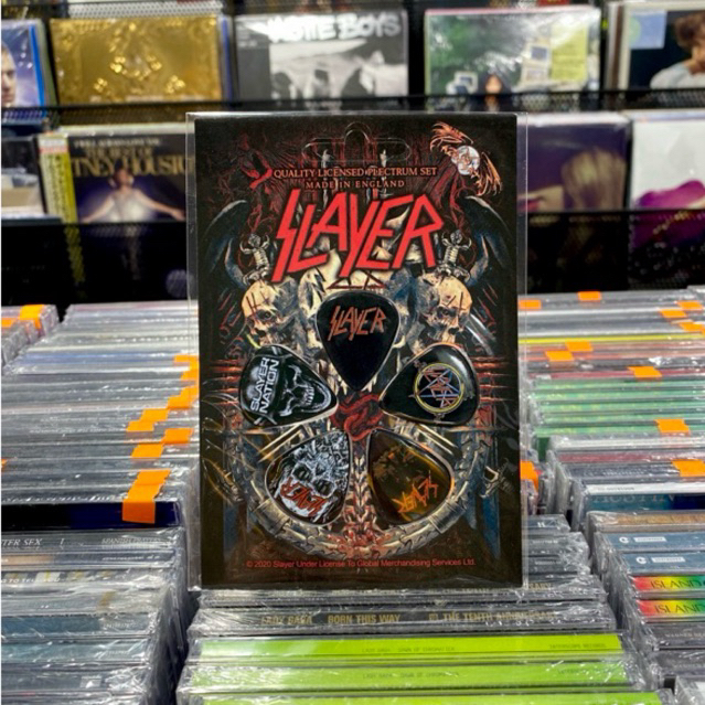 SLAYER Demonic Guitar Pick Set | Shopee Philippines