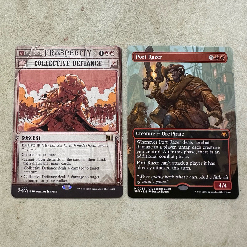 COLLECTIVE DEFIANCE PORT RAZER | OTJ SPG OUTLAWS OF THUNDER JUNCTION ...