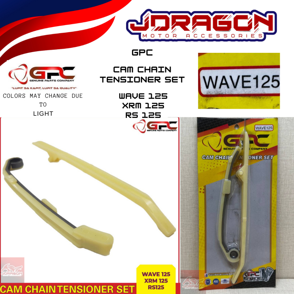 GPC ENGINE CAM CHAIN GUIDE TENSIONER SET (HONDA WAVE 125 / XRM 125 ...