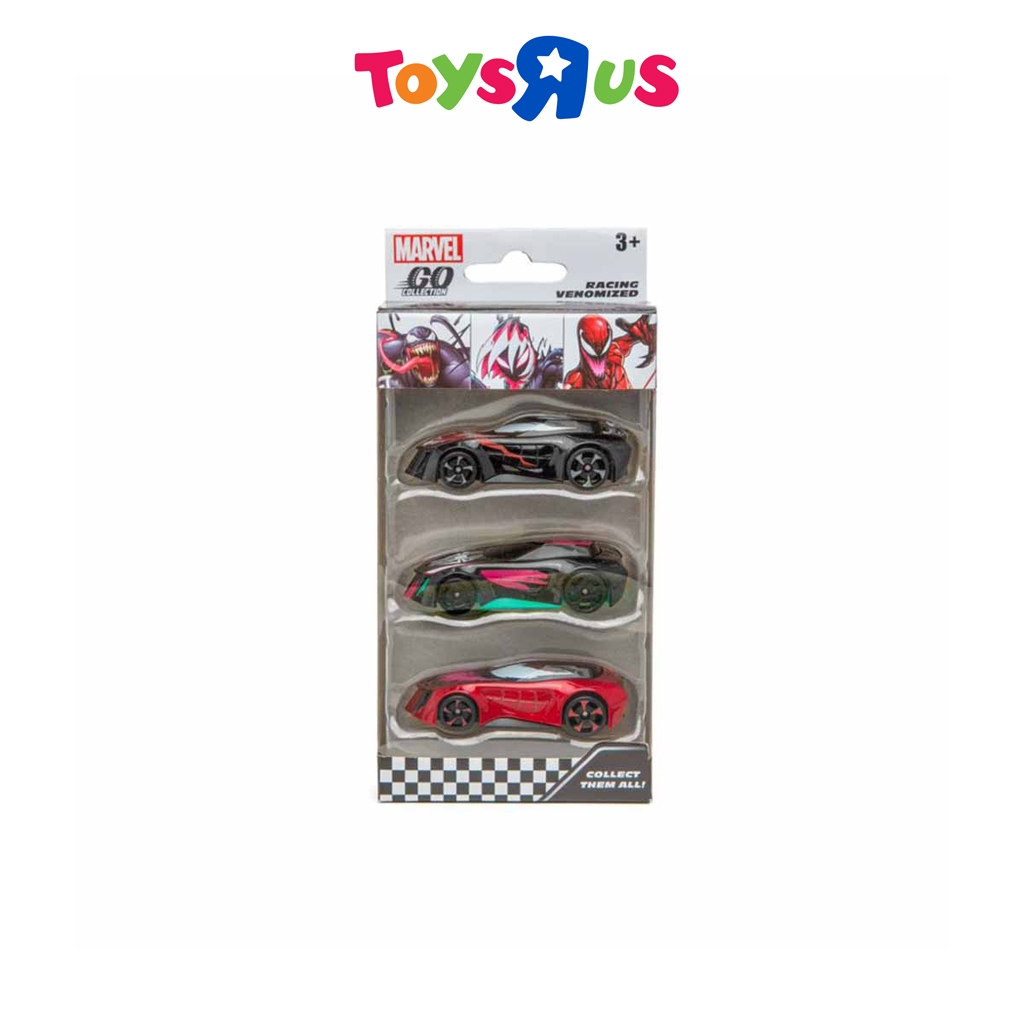 Marvel Go Collection Racing Venomized Multipack 3 Racing Cars (Spider ...