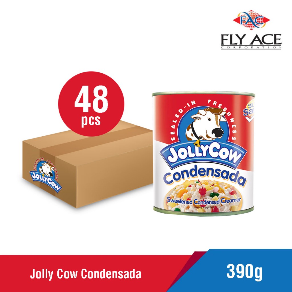 Jolly Cow Condensada 390g x 48 | Shopee Philippines