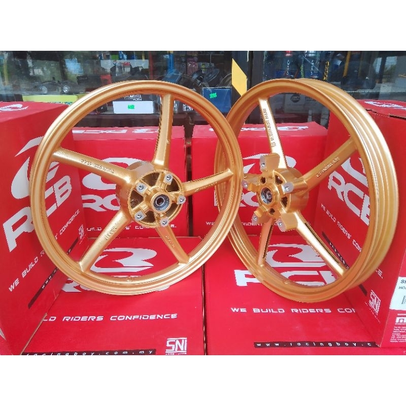 Rcb Rb5 Sniper 150 and Sniper 155 size 1.6 front 1.6 rear | Shopee ...
